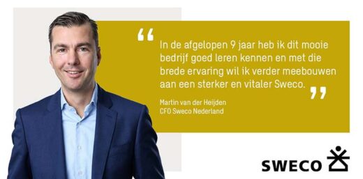 Martin van der Heijden nieuwe CFO van Sweco Nederland – Sweco Nederland